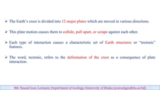 Plate tectonics md. yousuf gazi | PPT
