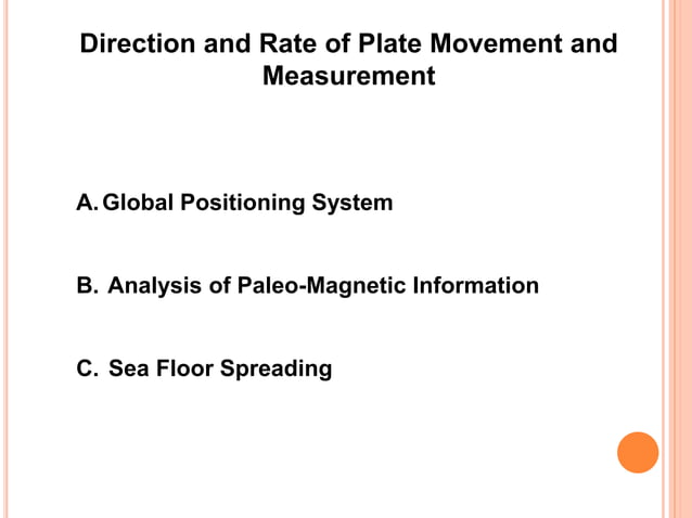 Mechanism of Plate Tectonics and Resultant Landforms | PPTX