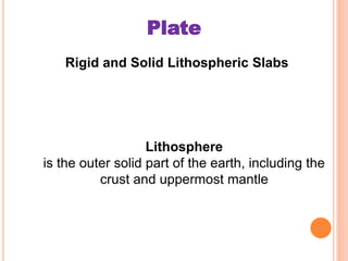 Mechanism of Plate Tectonics and Resultant Landforms | PPTX
