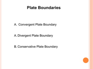 Mechanism of Plate Tectonics and Resultant Landforms | PPTX