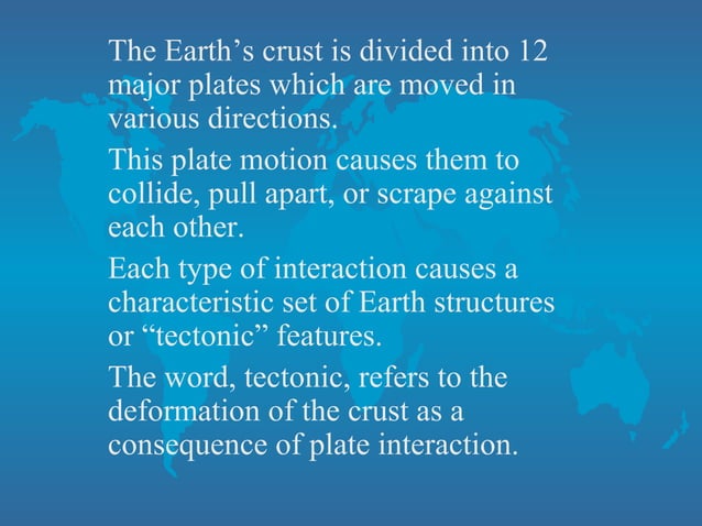 Plate tectonics powerpoint | PPT