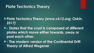 Plate tectonics theories.pptx POWERPOINT | PPTX