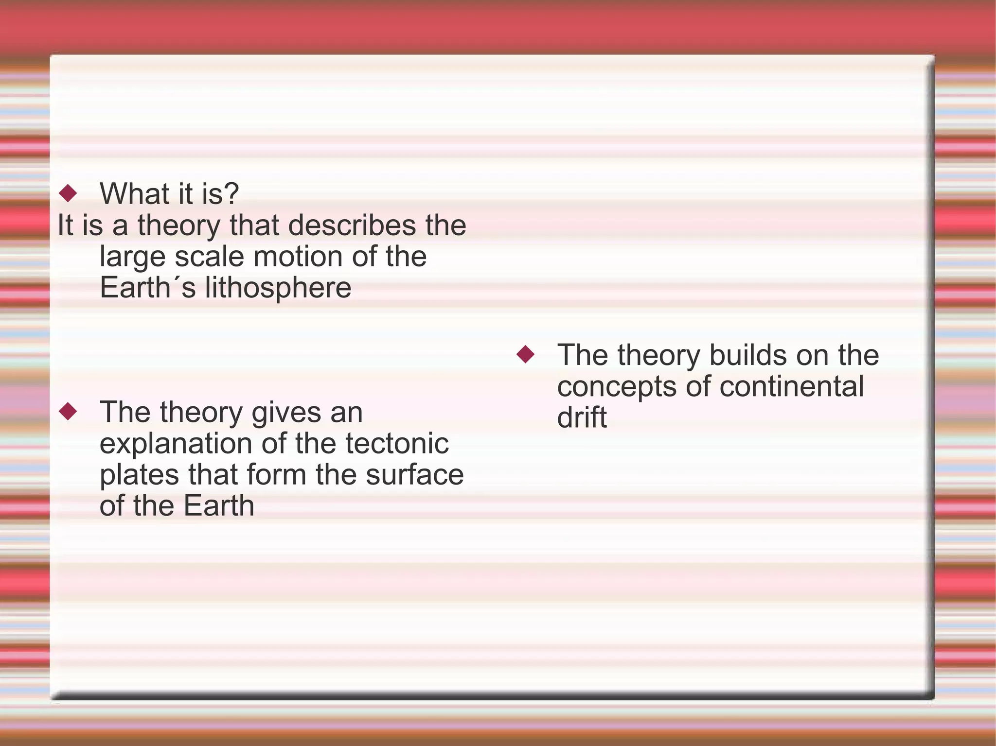Plate tectonics theory | PPT