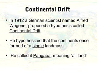 Plate tectonics unit | PPT