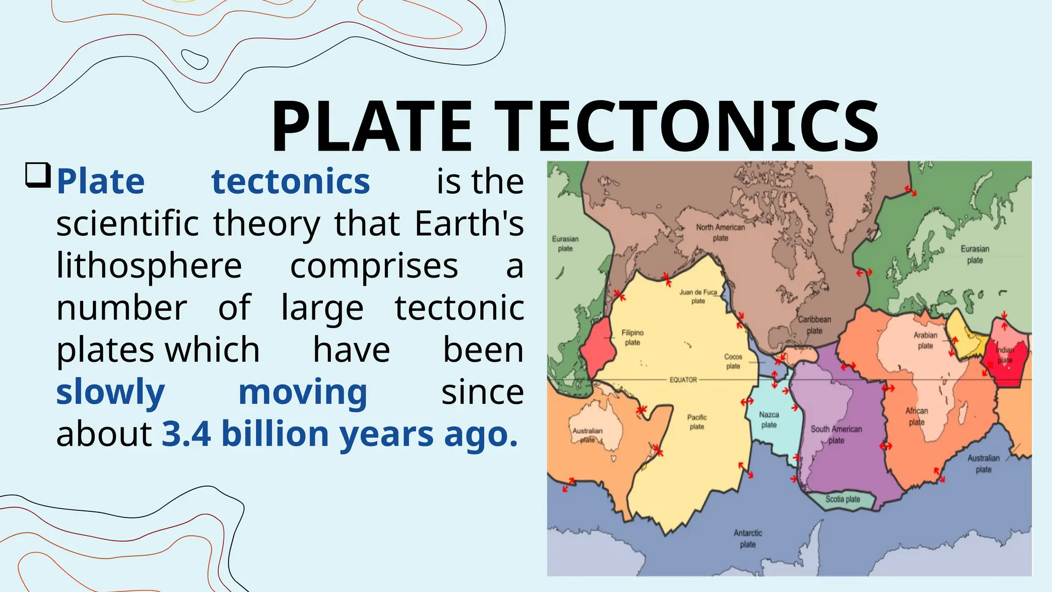 EARTH SCIENCE - PLATE TECTONIC THEORY.pptx