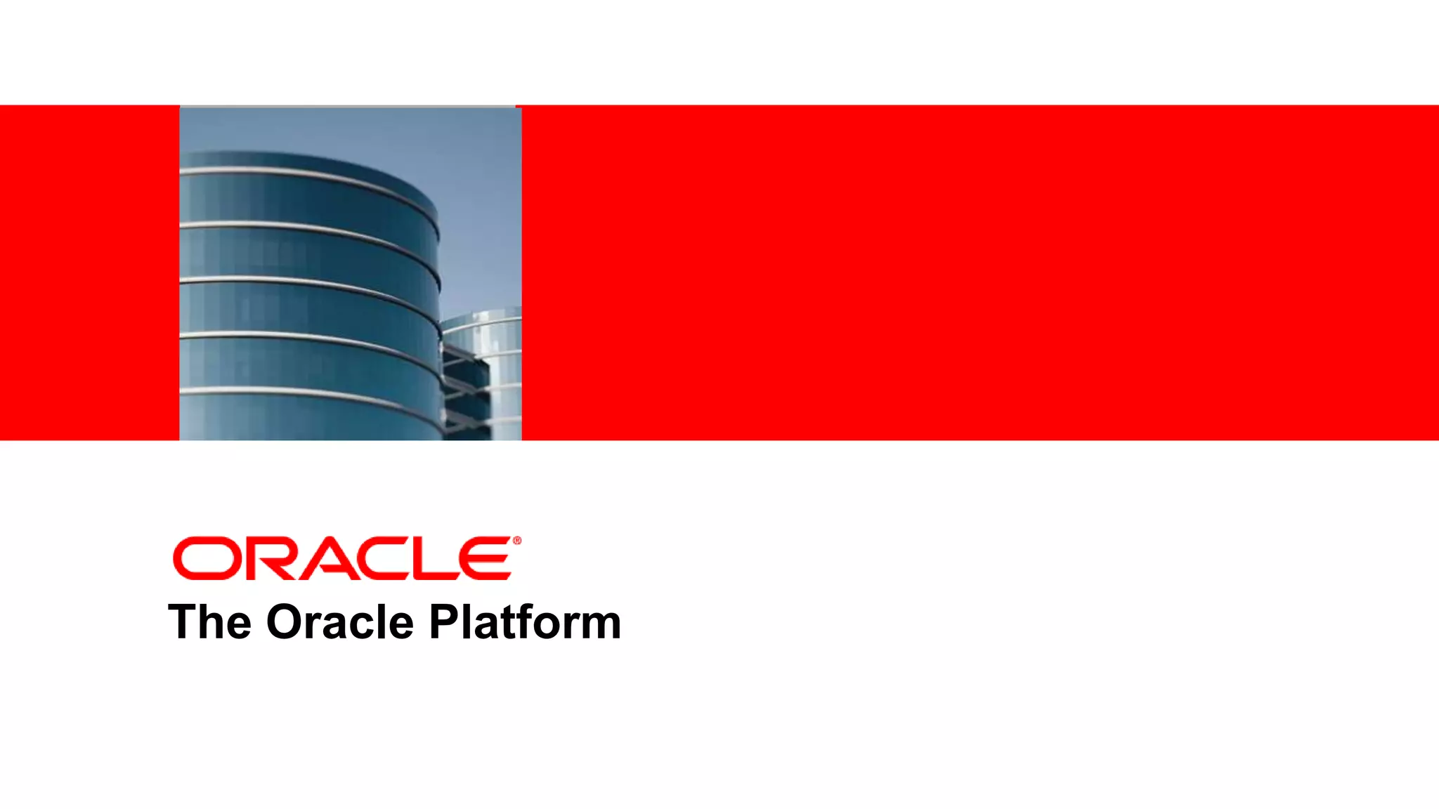 Platform approach-series-the oracleplatform-final | PPT