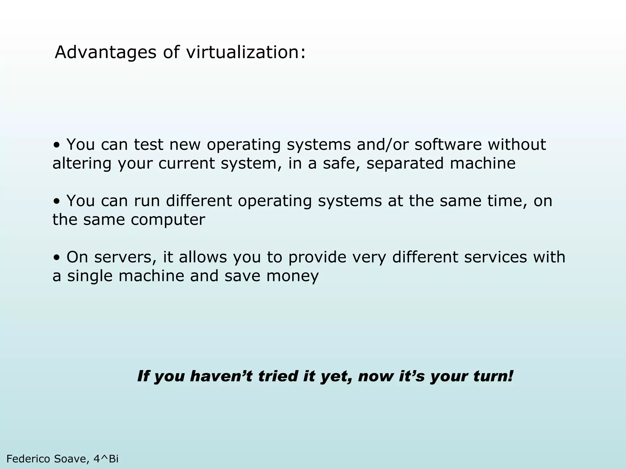 Platform Virtualization | PPT