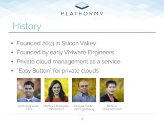 Intro to Platform9: Private Clouds Made Easy | PDF
