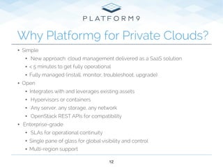Intro to Platform9: Private Clouds Made Easy | PDF