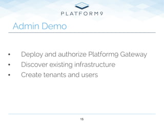 Intro to Platform9: Private Clouds Made Easy | PDF