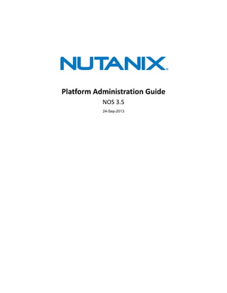 Platform administration guide-nos_v3_5 | PDF