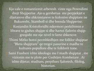 Rilindja Kombetare Shqiptare | PPTX