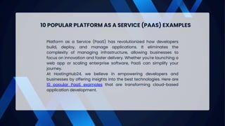 Platform as a Service (PaaS) Examples.pdf