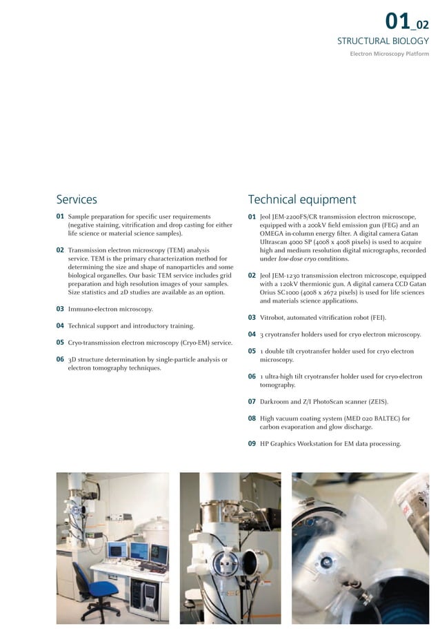 CIC bioGUNE Technology Platforms | PDF