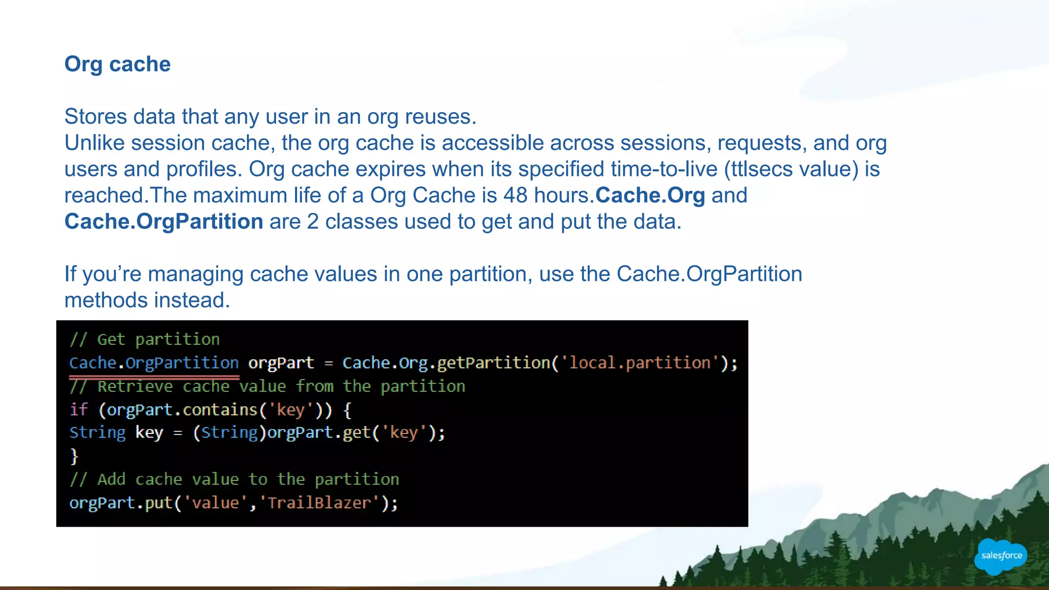 Increase Salesforce Performance using Platform Cache Demo | PPTX | Databases | Computer Software ...
