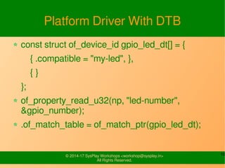 Platform Drivers | PPT