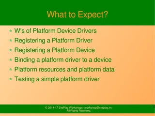 Platform Drivers | PPT