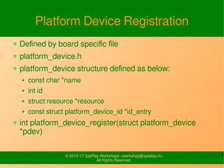 Platform Drivers | PPT