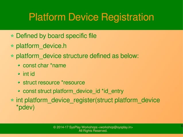Platform Drivers | PPT