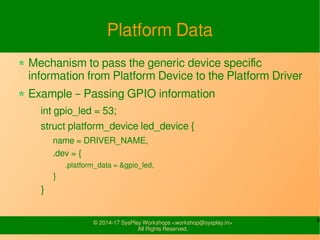 Platform Drivers | PPT