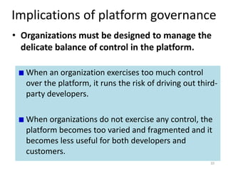 Platform Ecosystem and Layered Molular Architecture | PDF