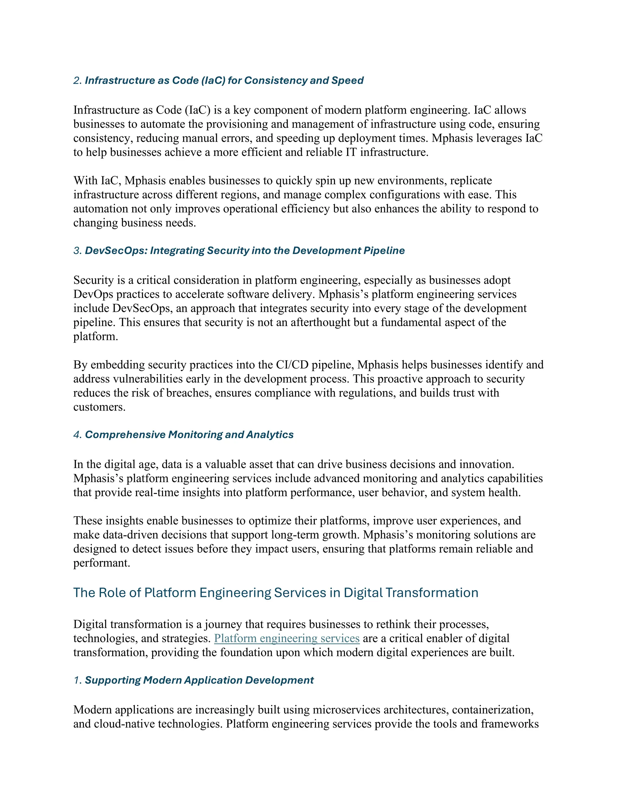 How Platform Engineering Services are Transforming Modern Enterprises: A Deep Dive with Mphasis ...