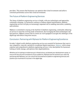 How Platform Engineering Services are Transforming Modern Enterprises ...