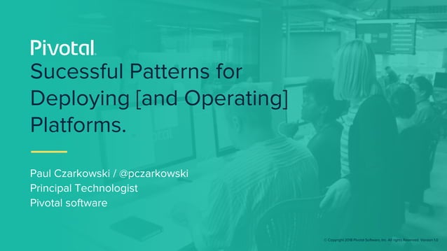 Successful Patterns for running platforms | PPT