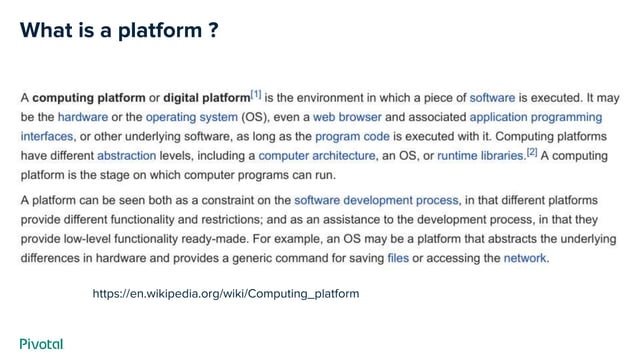 Successful Patterns for running platforms | PPT