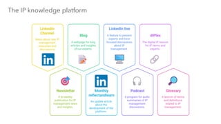 Platform Presentation of the dIPlex IP knowledge hub | PDF