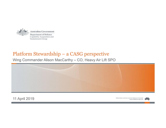 Wing Commander Alison MacCarthy Brief | PDF