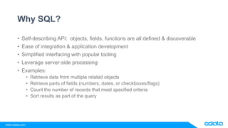 SQL for Web APIs - Simplifying Data Access for API Consumers | PPT ...
