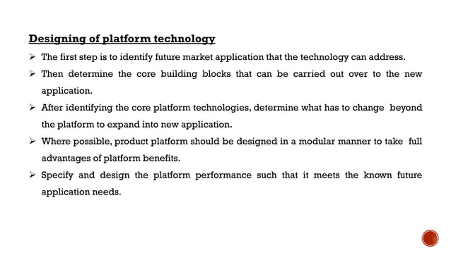 Platform technology | PDF