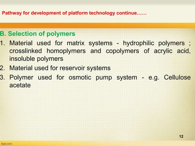 Introduction to Platform technology.ppt | Pharmaceutical Industry ...