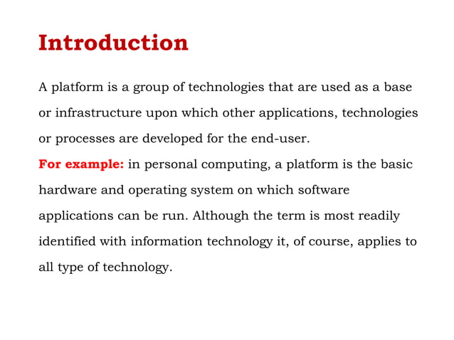 Platform Technology.pdf | Pharmaceutical Industry | Industries