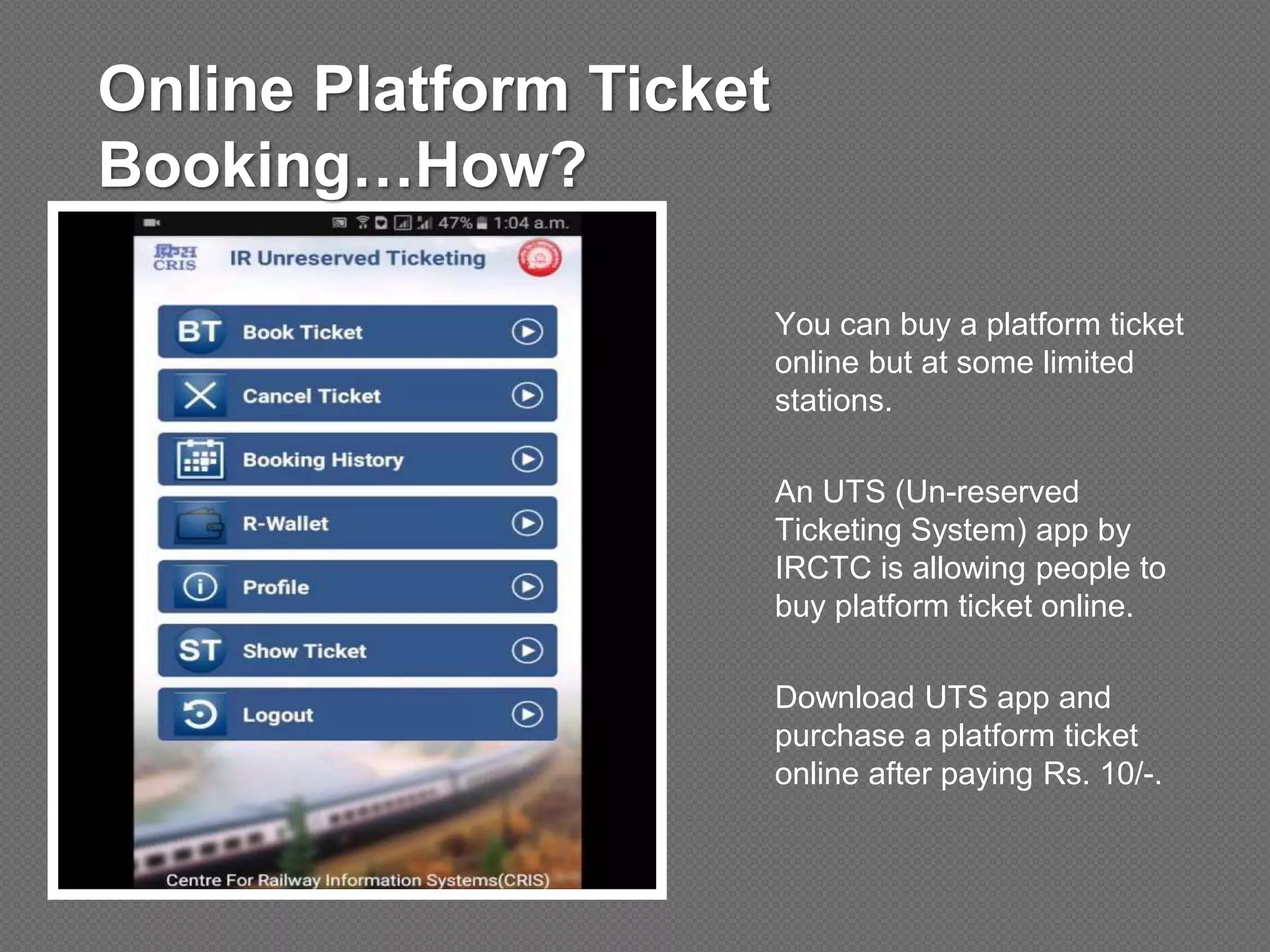 Platform Ticket Rules an Overview | PPT