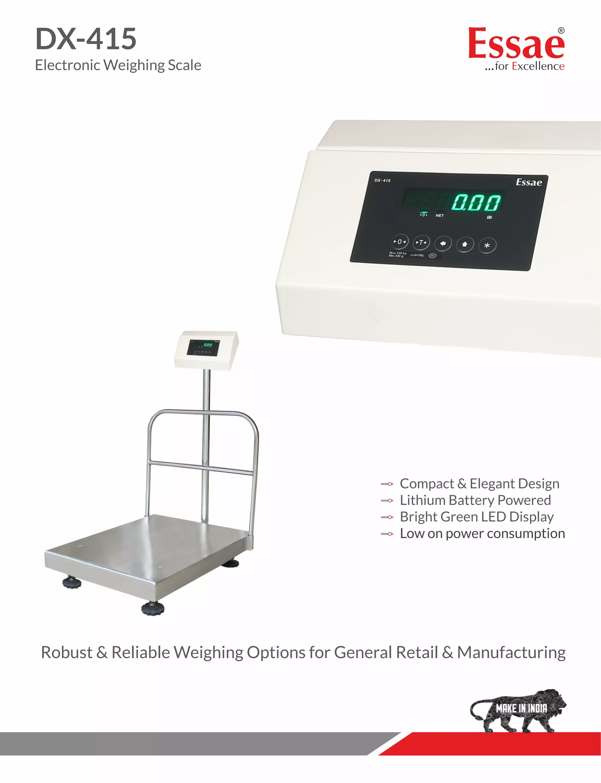 Platform Scale Weighing Machine | PDF