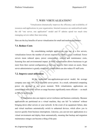 Platform virtualization.raj | Operating Systems | Computer Software and Applications