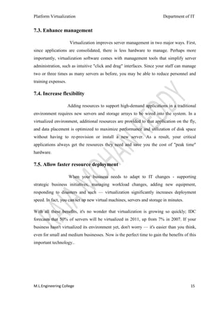 Platform virtualization.raj | Operating Systems | Computer Software and Applications