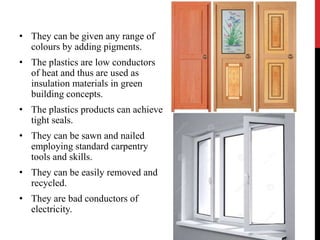 Plastics: An architectural study | PPTX