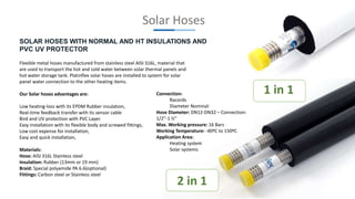 Platinflex water and solar hoses | PPTX