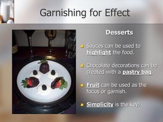 Plating and garnishing_ppt | PDF
