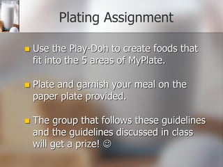 Plating and garnishing_ppt | PDF