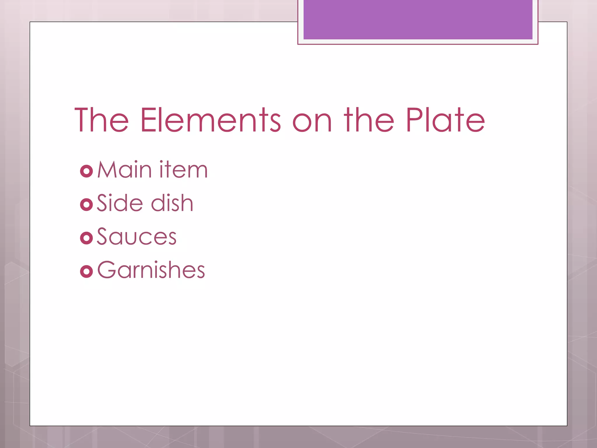 Plating and presentation | PPTX