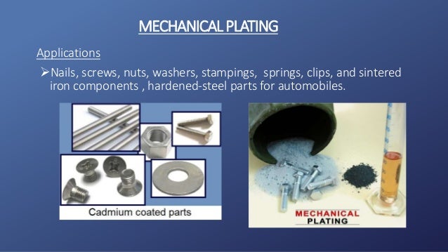 Mechanical Plating,Casehardening ,Hardfacing