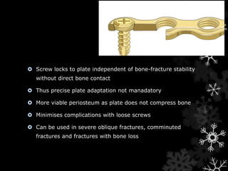 Plating systems and principles of fixation in maxillofacialtrauma | PPTX