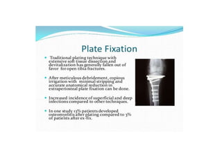 Plating tibia taif | PPTX