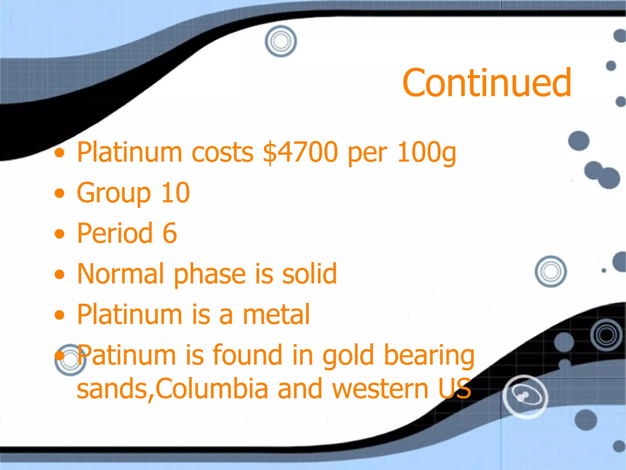 Platinum | PPT