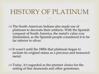 Platinum Uses Today