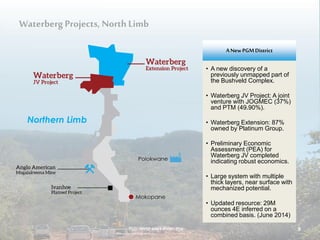 Platinum group corporate presentation - waterberg resource update ...